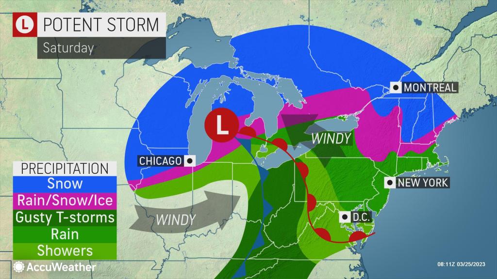 Multihazard storm to wallop Northeast with rain, wind and snow